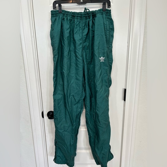 adidas | Pants | Vintage Adidas Track Suit Pants Green Mens Rare 9s Sz ...